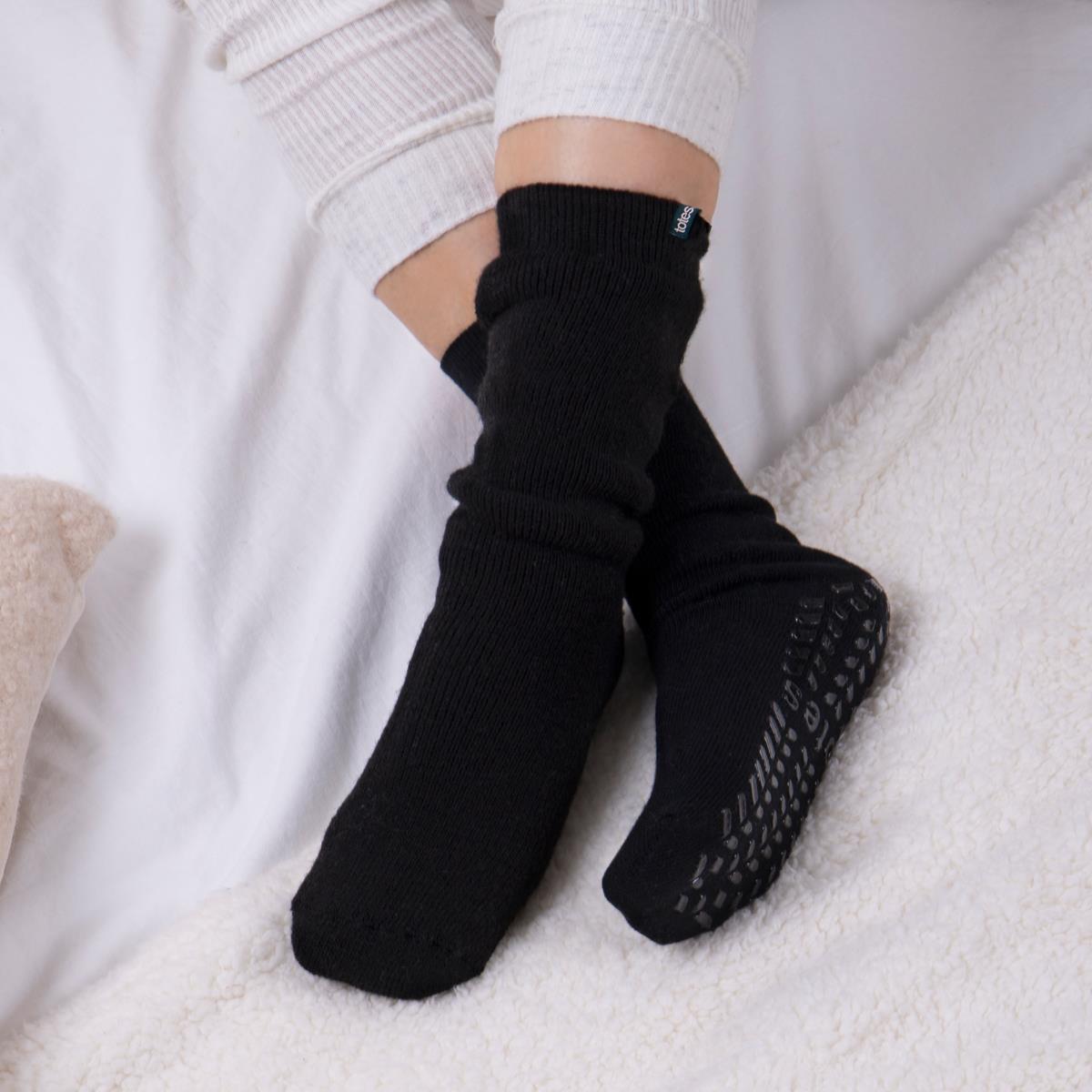 totes Ladies Recycled 3.0 Tog Thermal Original Slipper Socks | totes ...