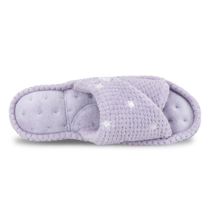 Isotoner® Ladies Popcorn Turnover Open Toe Slippers | totes ISOTONER